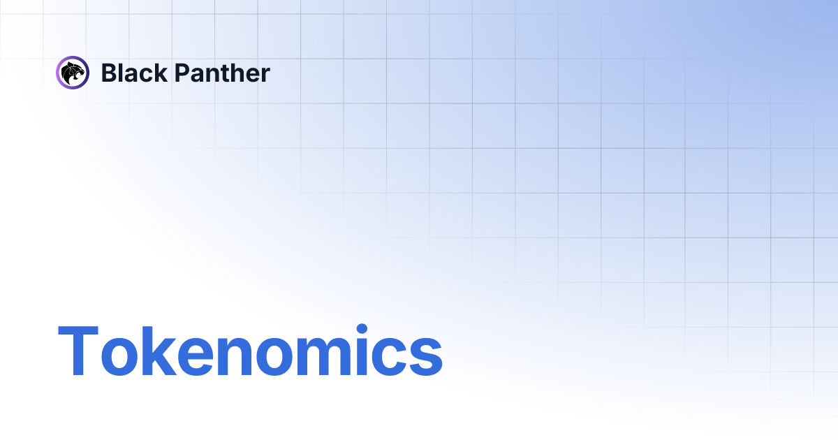 Tokenomics | Black Panther